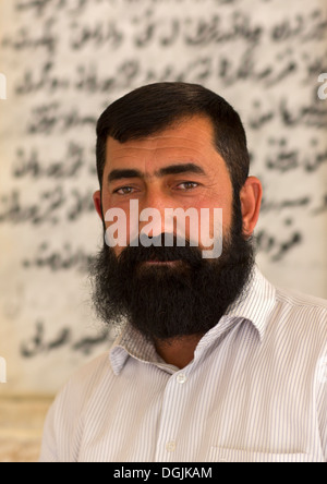 Yazidi Priest Inside The Temple City Of Lalesh, Kurdistan, Iraq Stock ...