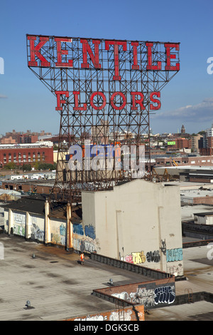 Kentile floors sign Stock Photo - Alamy