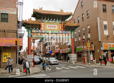 The Chinatown Friendship Arch, in Chinatown, Philadelphia, Pennsylvania ...