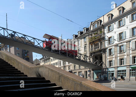 The Polybahn, a funicular railway, Zurich, Switzerland, Europe Stock ...