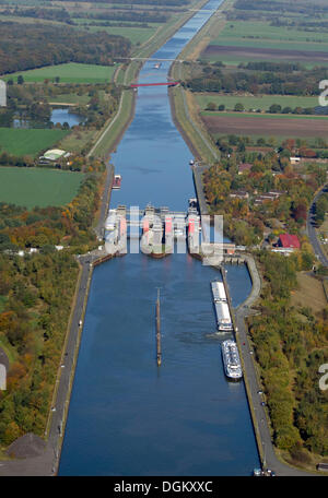 Scharnebeck twin ship lift, Lower Saxony, Germany Stock Photo - Alamy