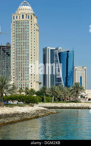 Qatar, Doha, high rises, Four Seasons hotel, Qatar, architecture ...