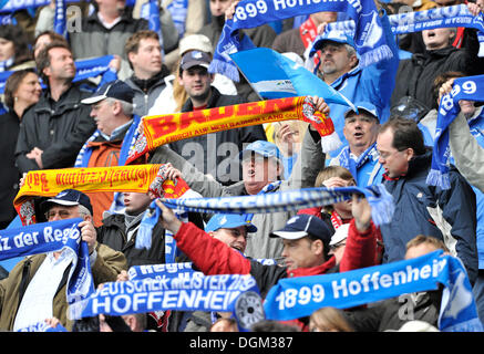 TSG 1899 Hoffenheim Fans [supporters], Fan scarf Hoffenheim GER, TSG ...