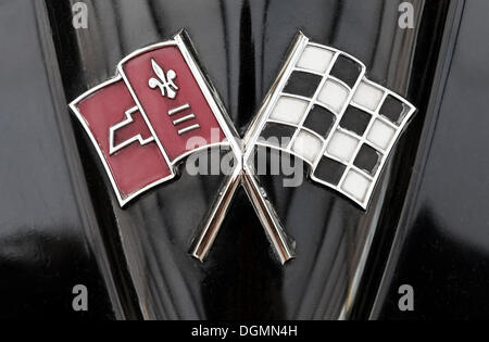 chevrolet corvette old logo Stock Photo - Alamy