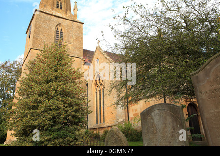 Mickleton church, Cotswolds, Worcestershire, England, UK Stock Photo ...