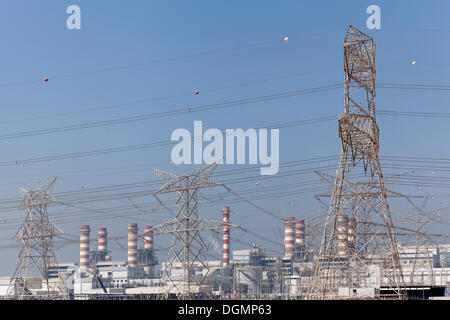 Dubai, DEWA power station, power generation and seawater desalination ...