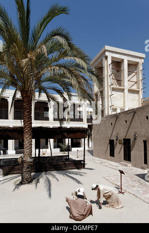 Wind Tower of traditional Arab house Heritage Village Dubai United Arab ...