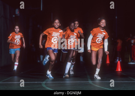 Girls competing at the Colgate Women's Games in 1983 Stock Photo - Alamy