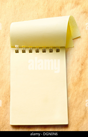 Burnt ring notebook paper on white background with clipping path Stock ...