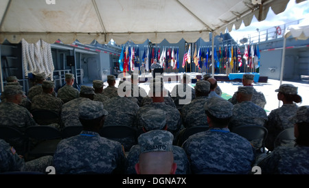 Maj. Gen. Stephen Lyons, commanding general for the 8th Theater ...