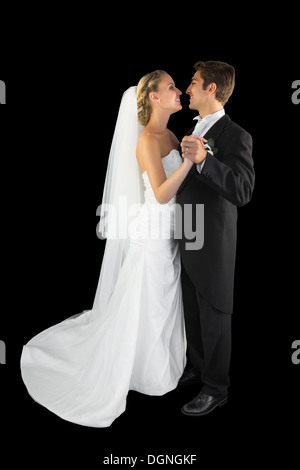 Couple dancing a waltz. Black and white image Stock Photo - Alamy