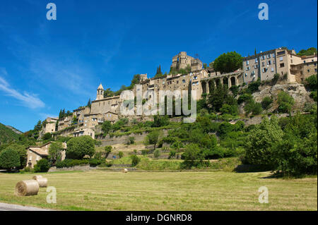 View towards the village of Montbrun-les-Bains, Montbrun-les-Bains ...