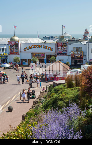 Clacton-on-Sea, Essex. Entrance to the pier September 2011 Stock Photo ...