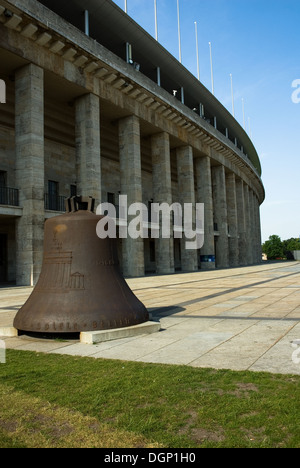 Olympic Bell at the Olympic Stadium, Berlin, Germany Stock Photo - Alamy