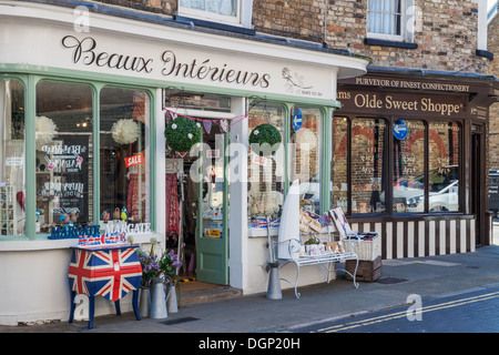 England, Kent, Margate, Old Town Colourful Seafront Cafes and ...