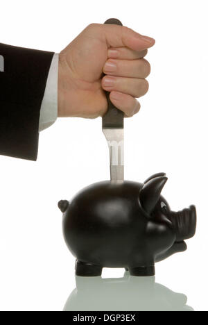 piggy bank, slaughtering, piggy banks Stock Photo - Alamy