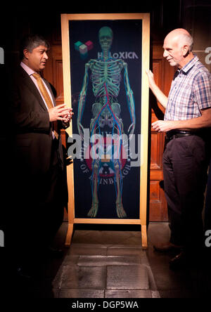 Edinburgh, UK. 24th Oct, 2013. University professor Gordon Findlater ...