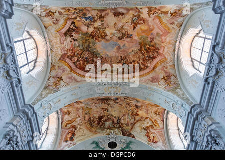 Ceiling fresco by Wolfgang Andreas Heindl, Monastery Church of St ...