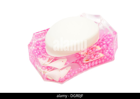 Pink dish isolated on pink background Stock Photo - Alamy