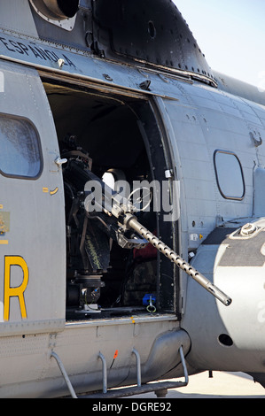 Spanish Air Force Puma Gunship Helicopter at the second air show at ...