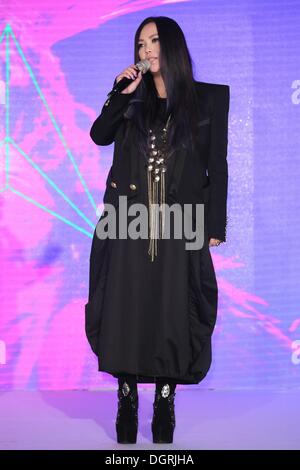 Taipei, China. 17th Oct, 2013. Taiwan Singer Amei releases her DVD of ...