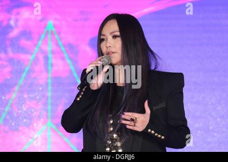 Taipei, China. 17th Oct, 2013. Taiwan Singer Amei releases her DVD of ...