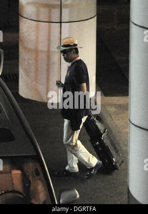 Beijing, China. 18th Oct, 2013. Director Chen Kaige and wife Chen Hong ...