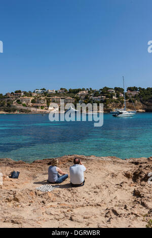 Hidden beach of Portals Vells, Three Finger Bay, Cala Portals Vells ...