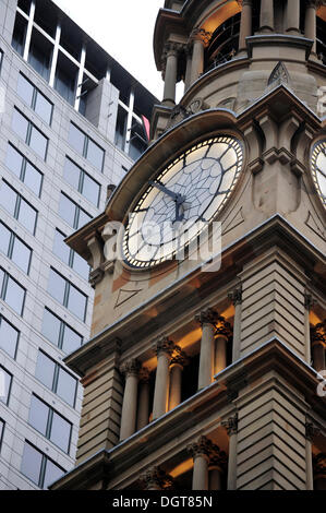 Clock Tower of General Post Office (GPO) in Hobart - Tasmania Stock ...