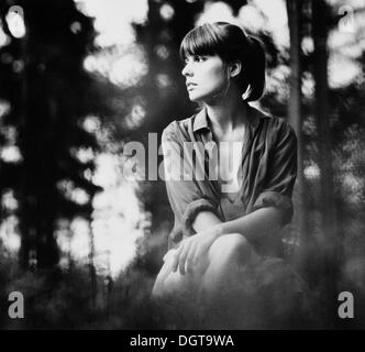 Young woman, East Germany, around 1986 Stock Photo - Alamy