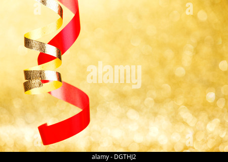double gold stroke luxury red banner Stock Photo - Alamy