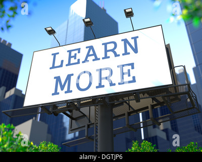 Learning concept: Computer Learning on billboard background Stock Photo ...
