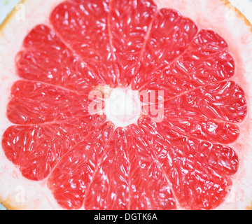 On a photo red grapefruit pulp Stock Photo - Alamy