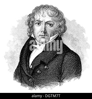 portrait of Jean-Baptiste Biot, 1774 - 1862, a French physicist and ...