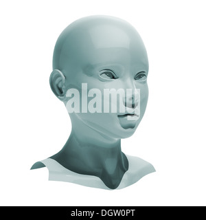 Android head isolated Stock Photo - Alamy