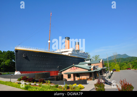 The titanic museum attraction Pigeon Forge, Tennessee, USA Stock Photo ...
