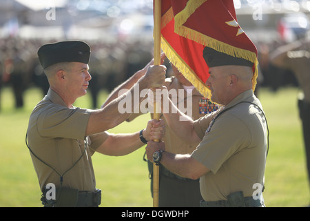 Colonel Austin E. Renforth, the former commanding officer of 7th Marine ...