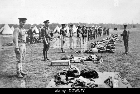 army kit inspection Stock Photo - Alamy