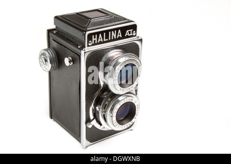 Halina AI Twin Lens Reflex Camera Stock Photo - Alamy