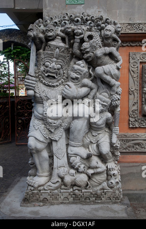 Religion decoration sculpture Ubud Bali Indonesia decorative stone ...
