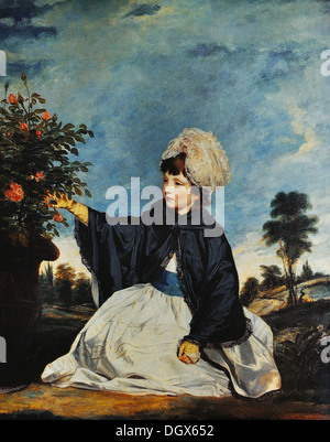 Sir Joshua Reynolds painting; Lady Sunderlin, (Lady Sunderland) 1786 ...