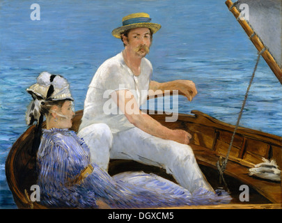 Boating', 1874. Artist: Edouard Manet. Edouard Manet(1832-1883) was a ...