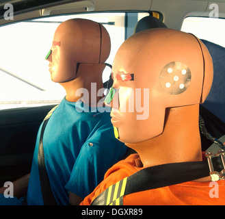 Crash Dummy Head Side View Isolated on White Background Stock Photo - Alamy