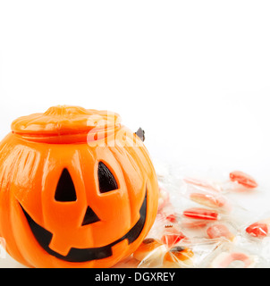 Halloween holiday sweets background Stock Photo - Alamy