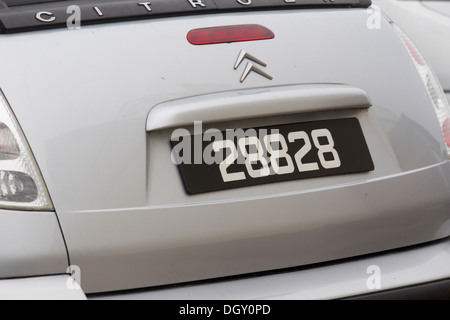 Guernsey car number plates Stock Photo - Alamy
