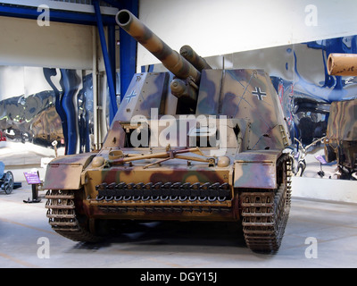 German Sd.Kfz. 165 Hummel self-propelled gun at El Alamein Military ...