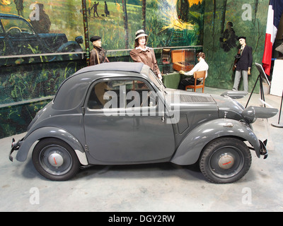 The Simca 5, displayed at the Tank Museum in Saumur, France, is a ...