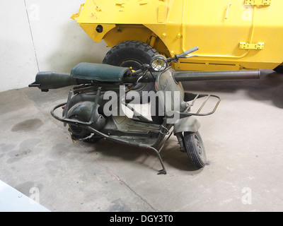 The ACMA TAP, SPG Vespa is an armored vehicle displayed in the Musée ...
