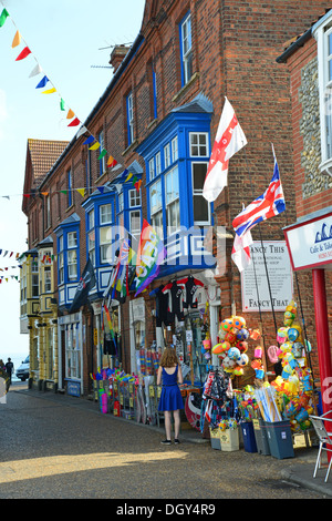 Cromer town centre shops Norfolk England UK GB EU Europe Stock Photo ...