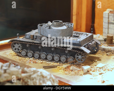 The German Self-Propelled Gun (SPG) model displayed at the Tank Museum ...